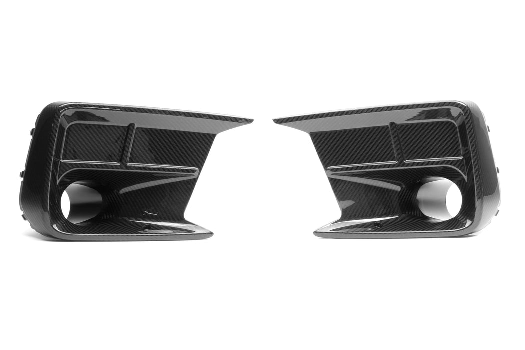 Carbon Fiber Brake Cooling Bezels WRX STI 2018-21 | Subimods — Subimods.com