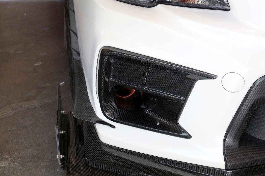 Brake Cooling Kit Carbon Fiber Bezels STI 2018-21 — Subimods.com
