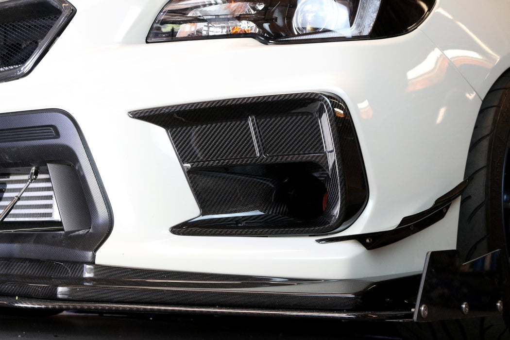 Brake Cooling Kit Carbon Fiber Bezels STI 2018-21 — Subimods.com
