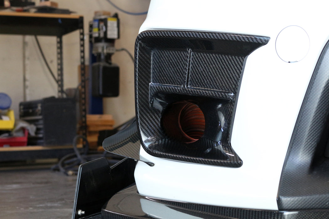 Brake Cooling Kit Carbon Fiber Bezels STI 2018-21 — Subimods.com