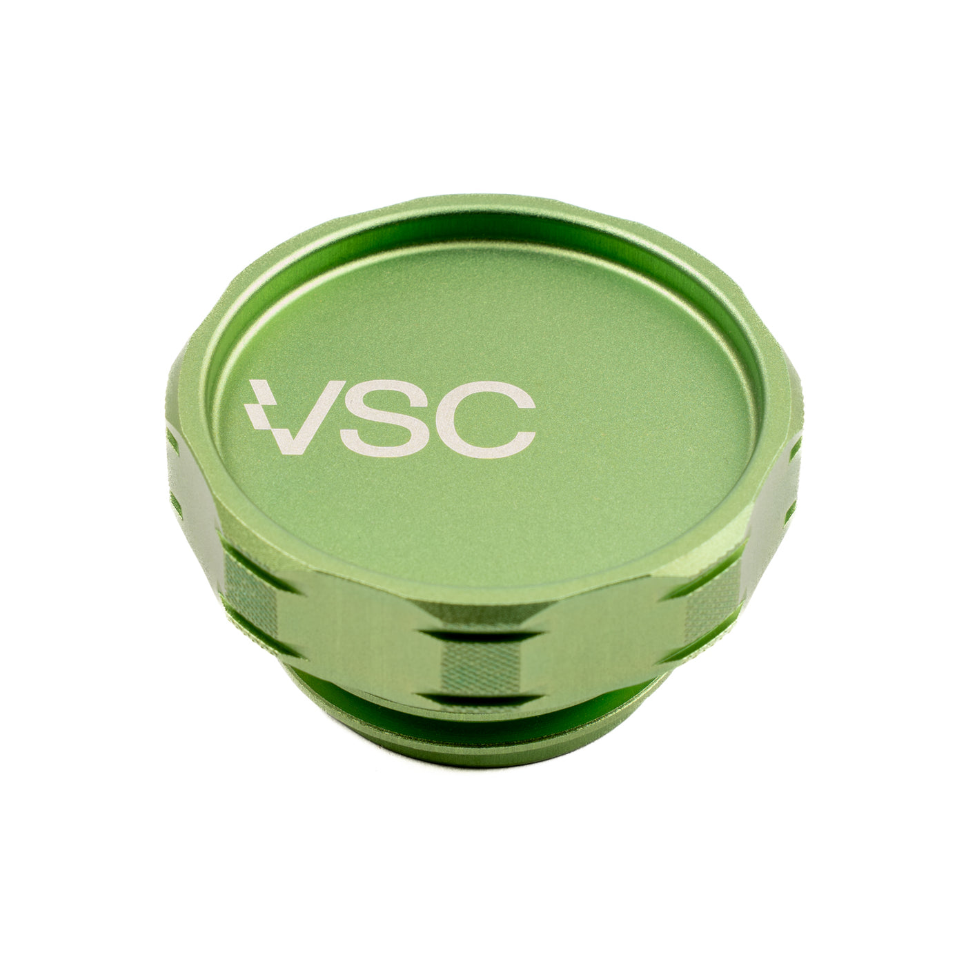 VSC Aluminum Oil Cap Green Subaru EJ Models | Subimods — Subimods.com