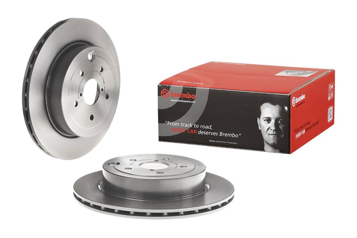 Brembo High Carbon Rear Vented Brake Rotor for 2004 STI — Subimods.com