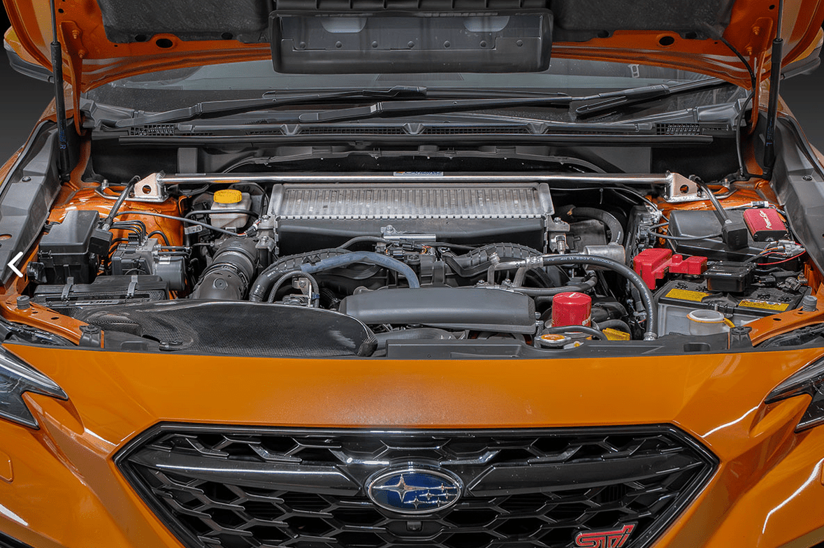 Carbing Titanium Front Strut Tower Bar for WRX 2022-2025 — Subimods.com
