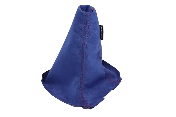 DARKMATTERX Alcantara Shift Boot Blue for 2005-2007 WRX — Subimods.com
