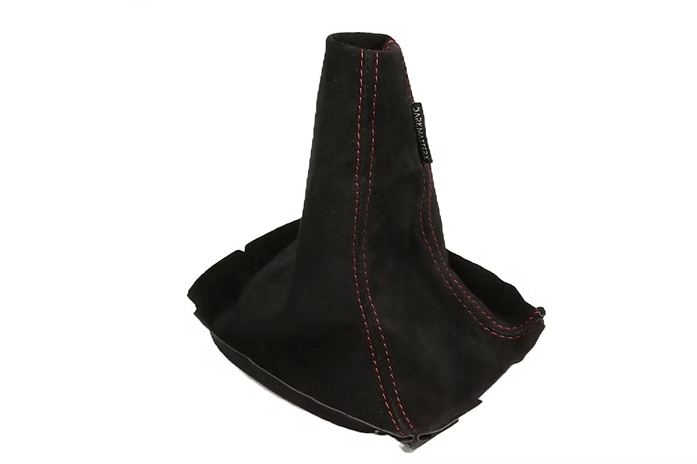 DARKMATTERX Suede Shift Boot Black w/ Red Stitching 2005-2007 WRX - Subimods.com