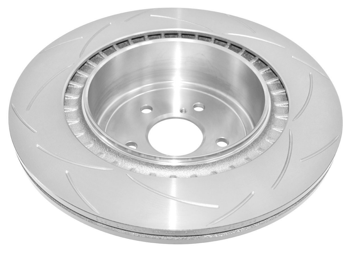 DBA Street Series T2 Slotted Rear Rotor 2002-2005 WRX For Use With STI Brembo Caliper Swap ...