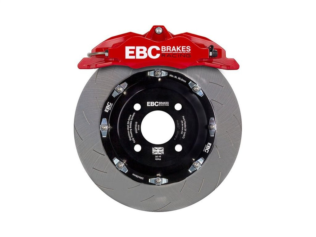 EBC Apollo 4 Piston Front Big Brake Kit Red 2013-2025 BRZ / 2022-2024 ...