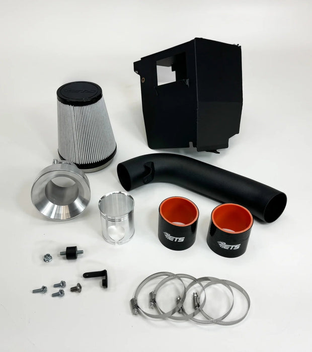 ETS Air Intake Kit Wrinkle Black w/ Airbox and Dryflow Filter 2022-2025 ...