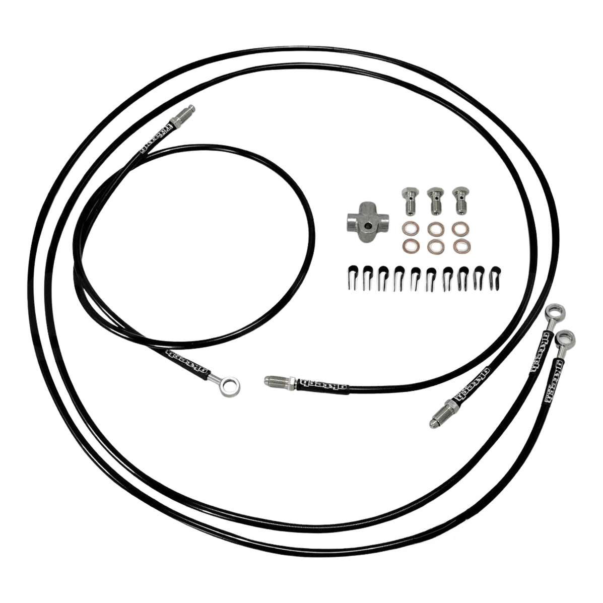 GKTECH Dual Caliper Hydraulic E-Brake Line Kit BRZ 2013-2024 — Subimods.com