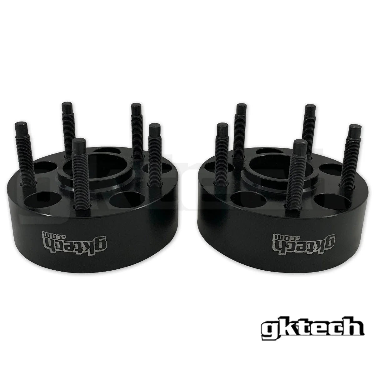 GKTECH Wheel Spacer Pair Black 50mm / 5x100 - Subimods.com