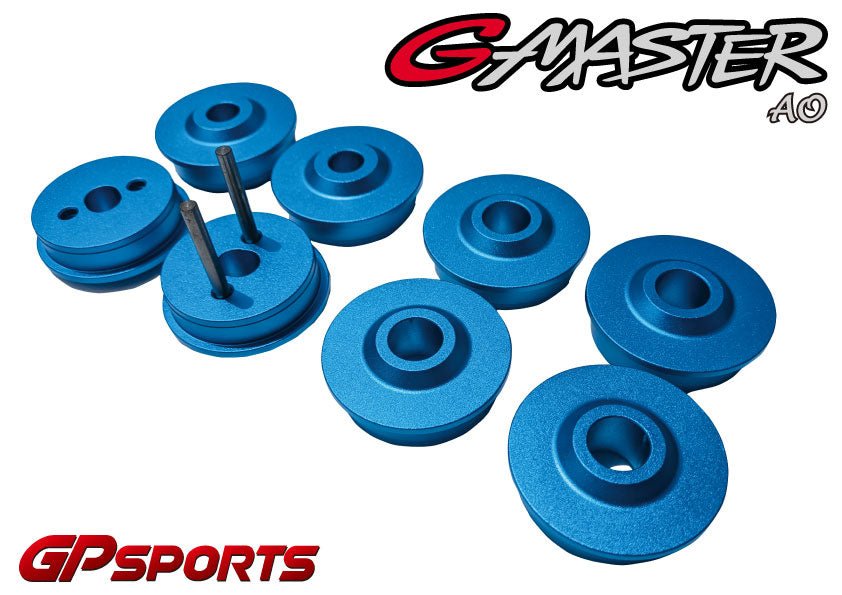 GP Sports G-MASTER AO Rear Crossmember Aluminum Bushing Kit — Subimods.com