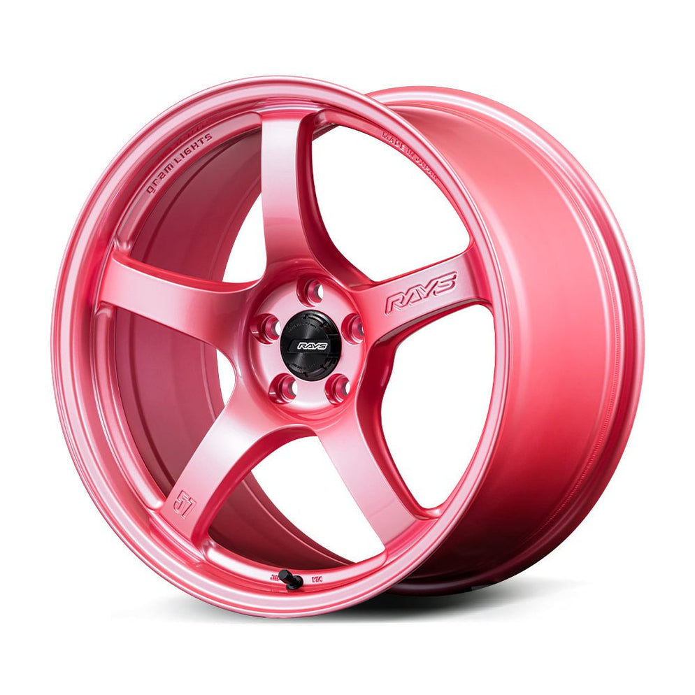 Gram Lights 57CR Sakura Pink w/ Center Cap 18x9.5 5x114.3 38mm Offset ...
