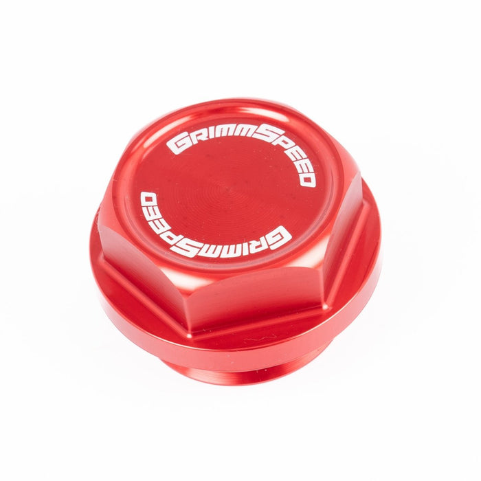 GrimmSpeed Bolt Style Red Oil Cap for Subaru Models — Subimods.com