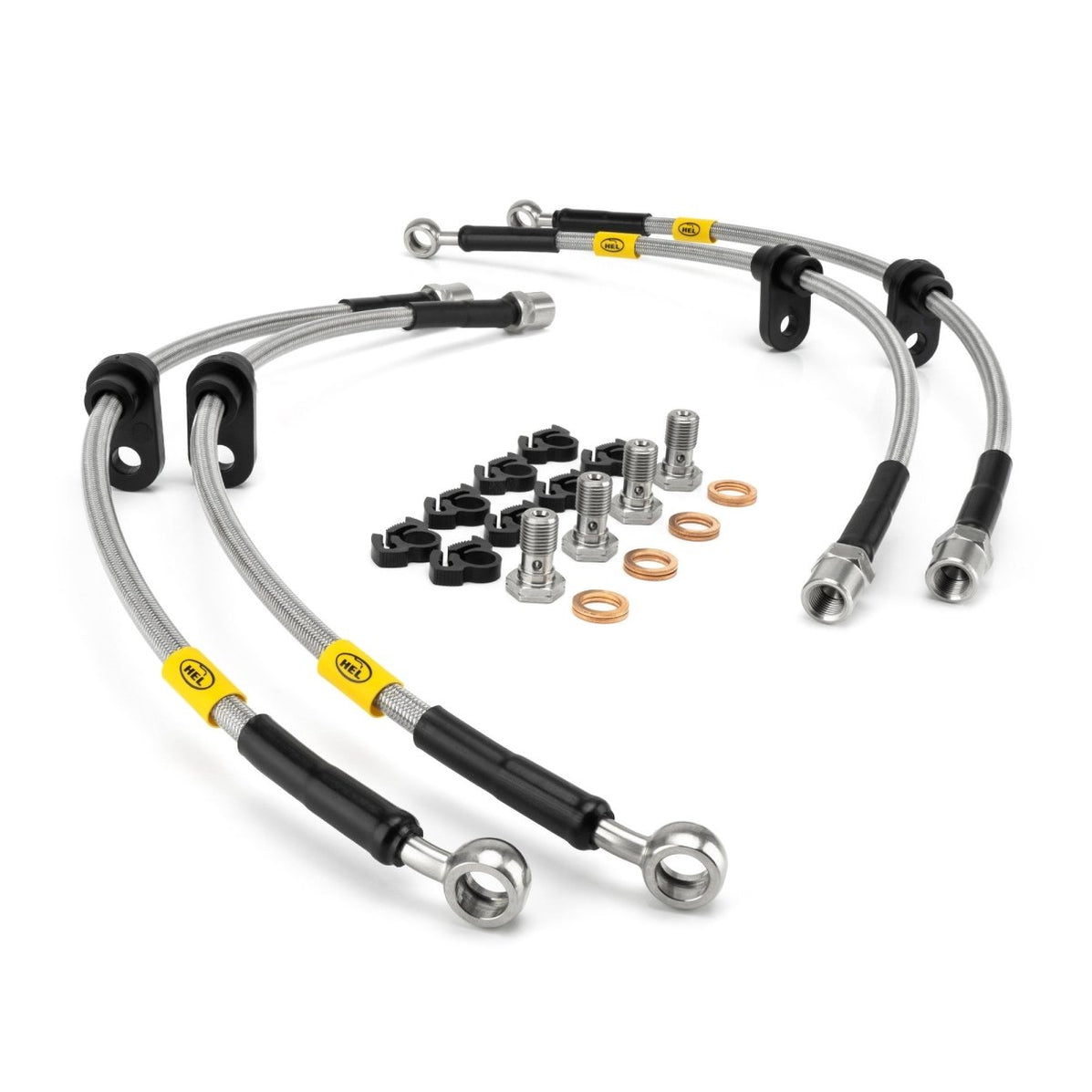 HEL Performance Stainless Steel Brake Line Kit Black Carbon Fiber 2013 ...