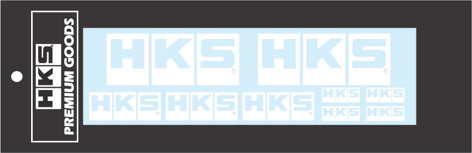 HKS 2024 Series "à la carte" Sticker Pack White - Subimods.com