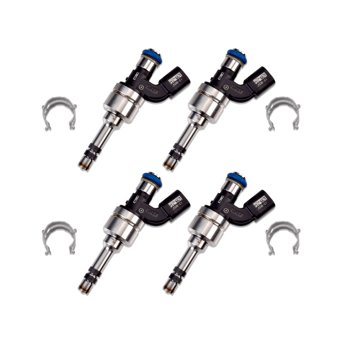 IAG Performance OEM Fuel Injector Set w/ Clips 2015-2021 WRX - Subimods.com
