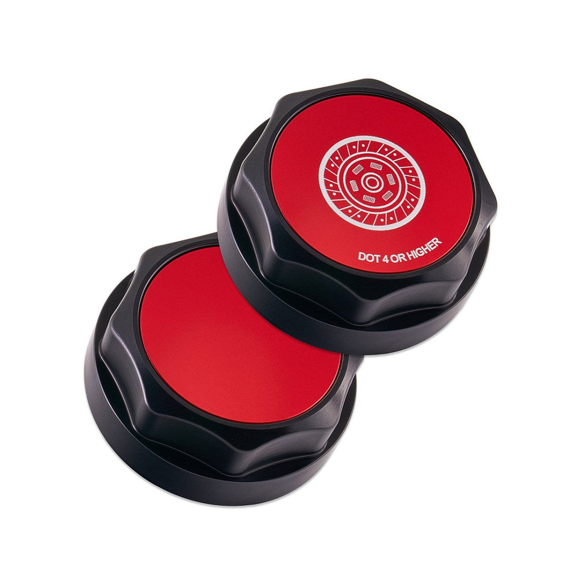IAG Performance Revolve Clutch Fluid Reservoir Cap Black w/ Red Accent 2013-2024 BRZ / 2022-2024 ...
