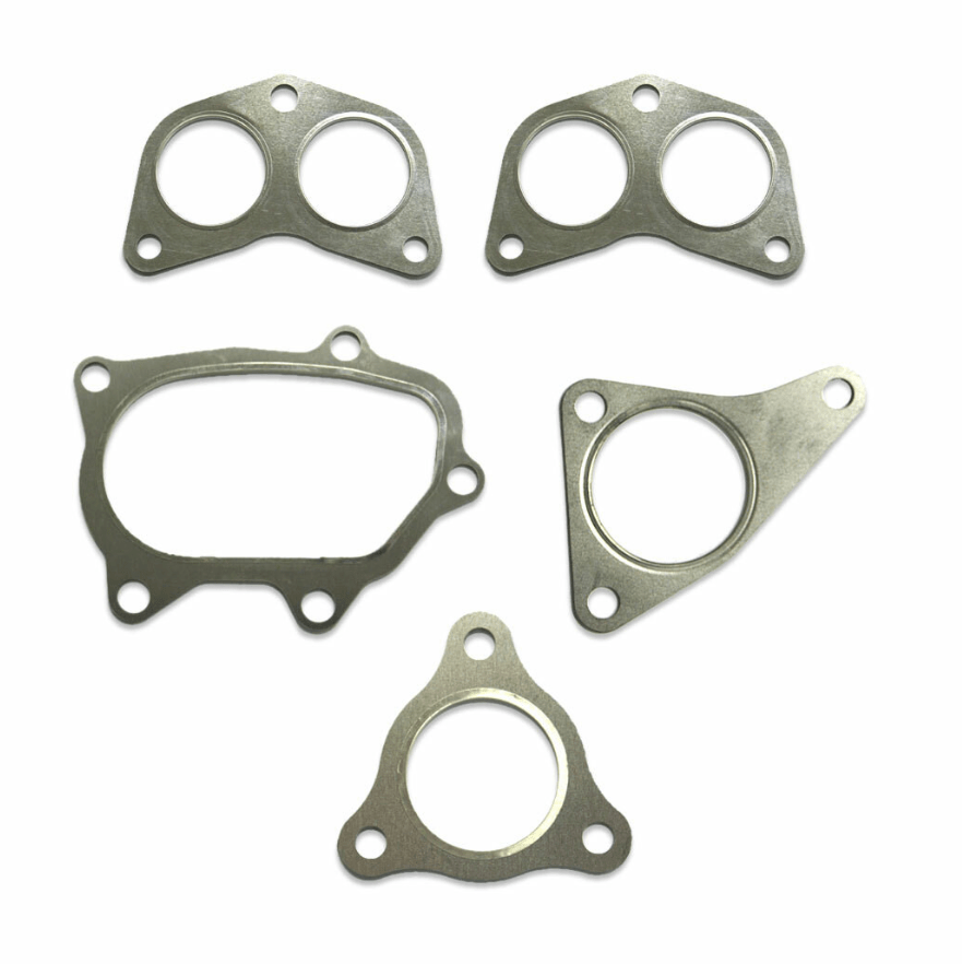 IAG Performance Stainless Steel Exhaust Gasket Set For Use w/ 3 Bolt ...