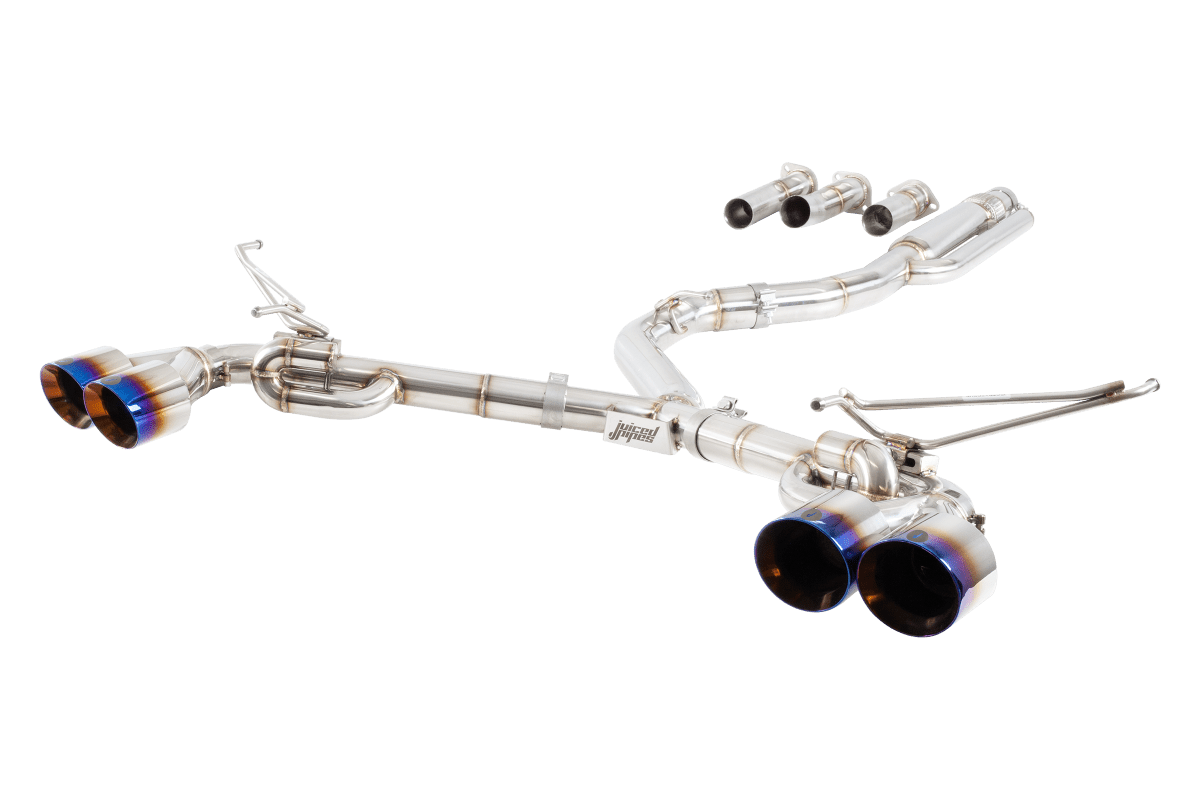Juiced Pipes 3" Cat Back Exhaust Burnt Tips for WRX STI 2015 — Subimods.com