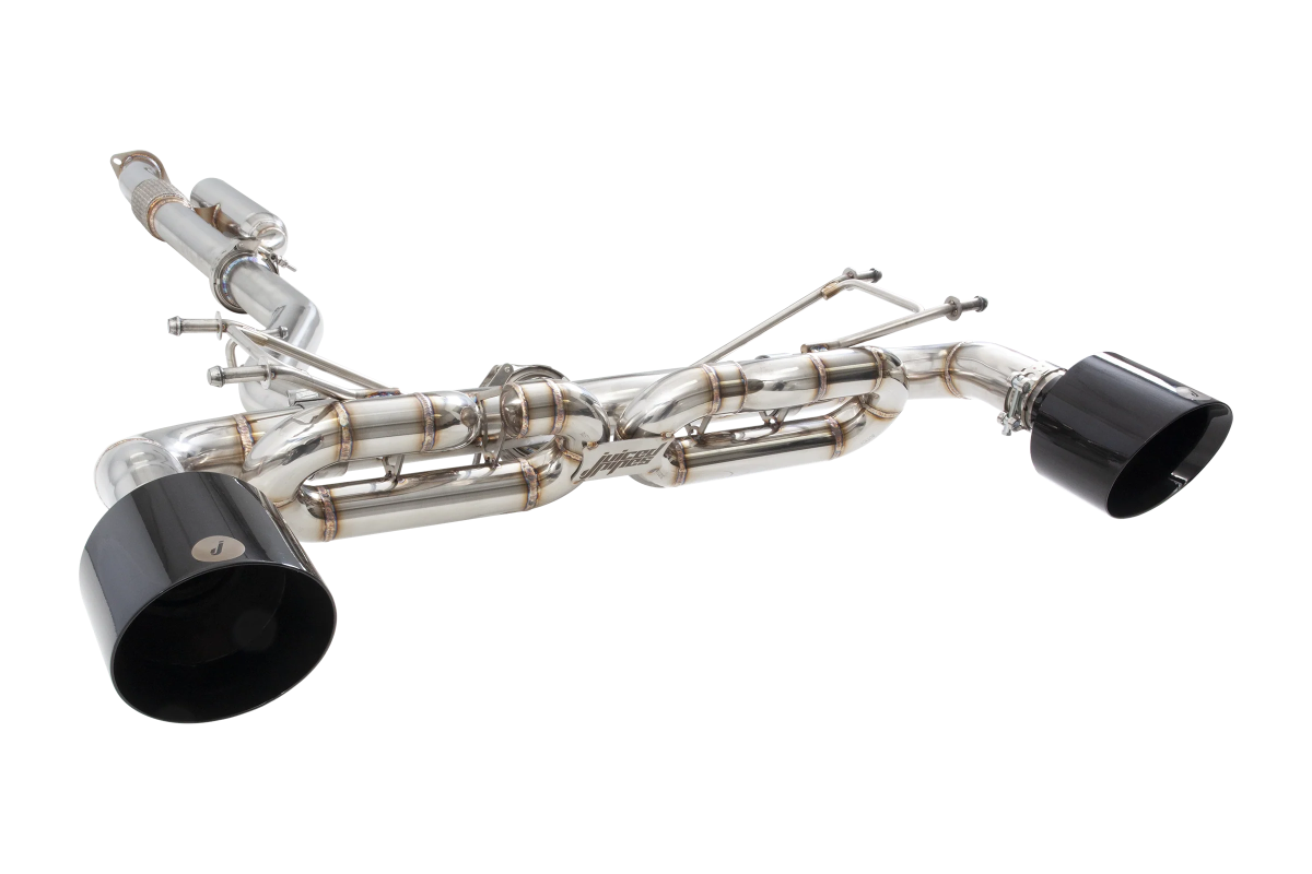 Juiced Pipes 3" Cat Back Exhaust Gloss Black Tips BRZ 2013 — Subimods.com