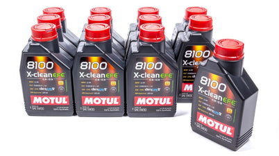 Motul 8100 5W-30 X-clean EFE Motor Oil Case (12x 1L Bottles) - Subimods.com
