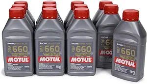 Motul RBF660 Synthetic Brake Fluid DOT 4 Case (12x 500ML Bottles ...