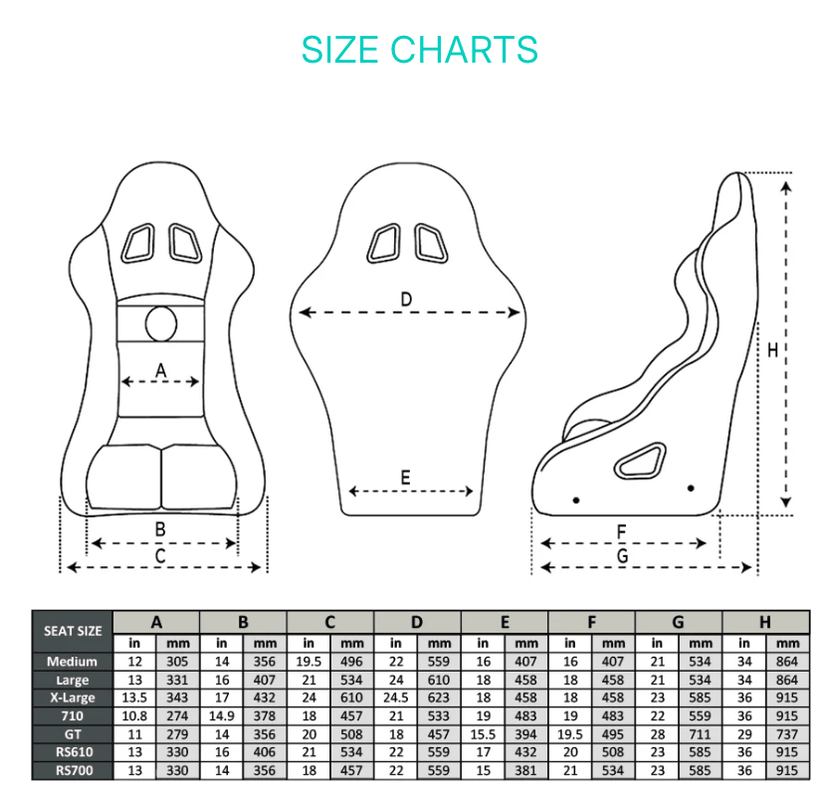 NRG Prisma Ultra Fixed Back Racing Seat Medium Black — Subimods.com