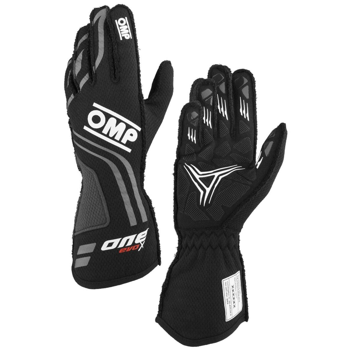 OMP Racing EVO-X Gloves MY2024 Black - Subimods.com