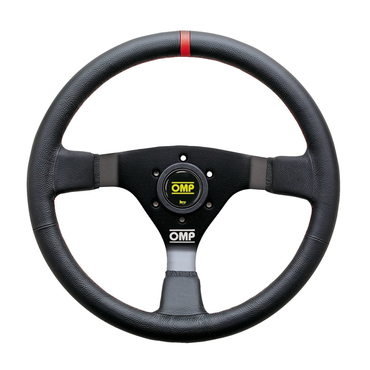OMP Racing WRC 350mm Deep Dish Steering Wheel w/ Suede Grip and Red Centering Stripe - Subimods.com
