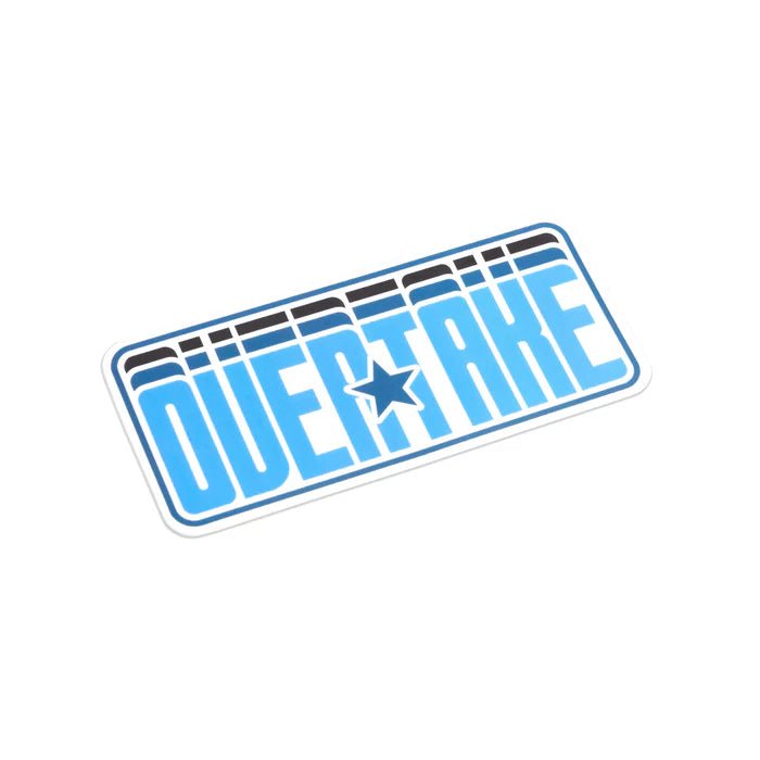 Overtake Block Fade Slap Sticker - Subimods.com