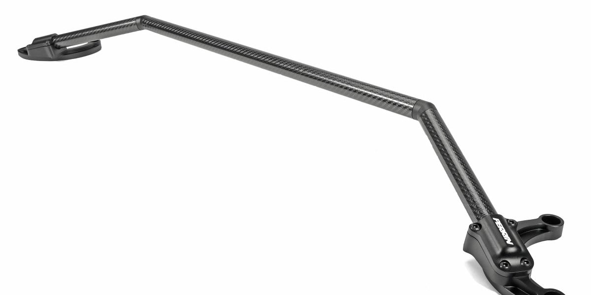 Perrin Front Strut Tower Brace Carbon Fiber w/ Billet Feet 2008-2021 W ...