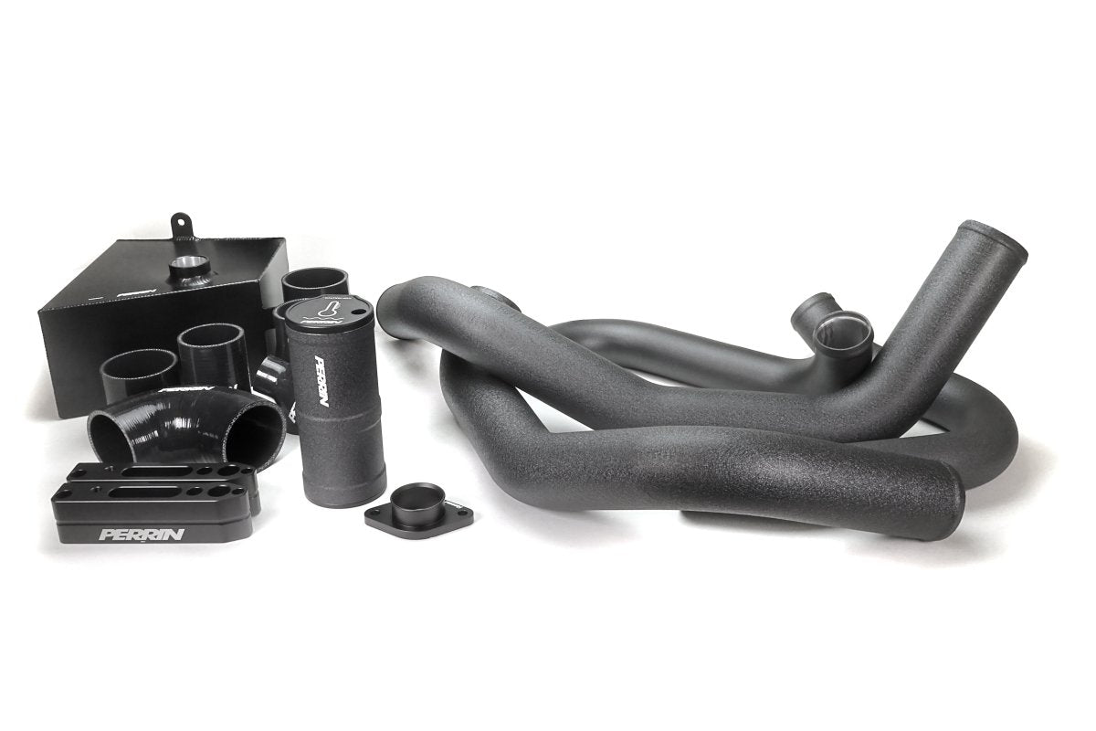 Perrin Front Mount Intercooler Boost Tube Kit Black 2015-2021 WRX ...