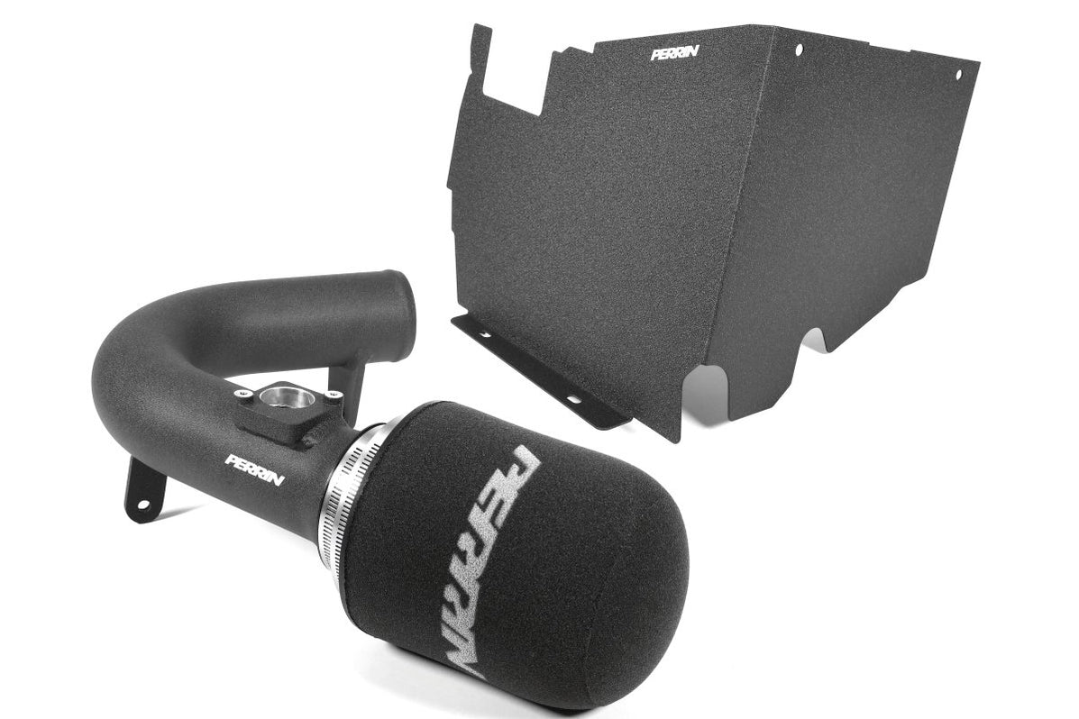 Perrin Hi-Power Cold Air Intake Black w/ Air Intake Box 2022-2024 WRX ...