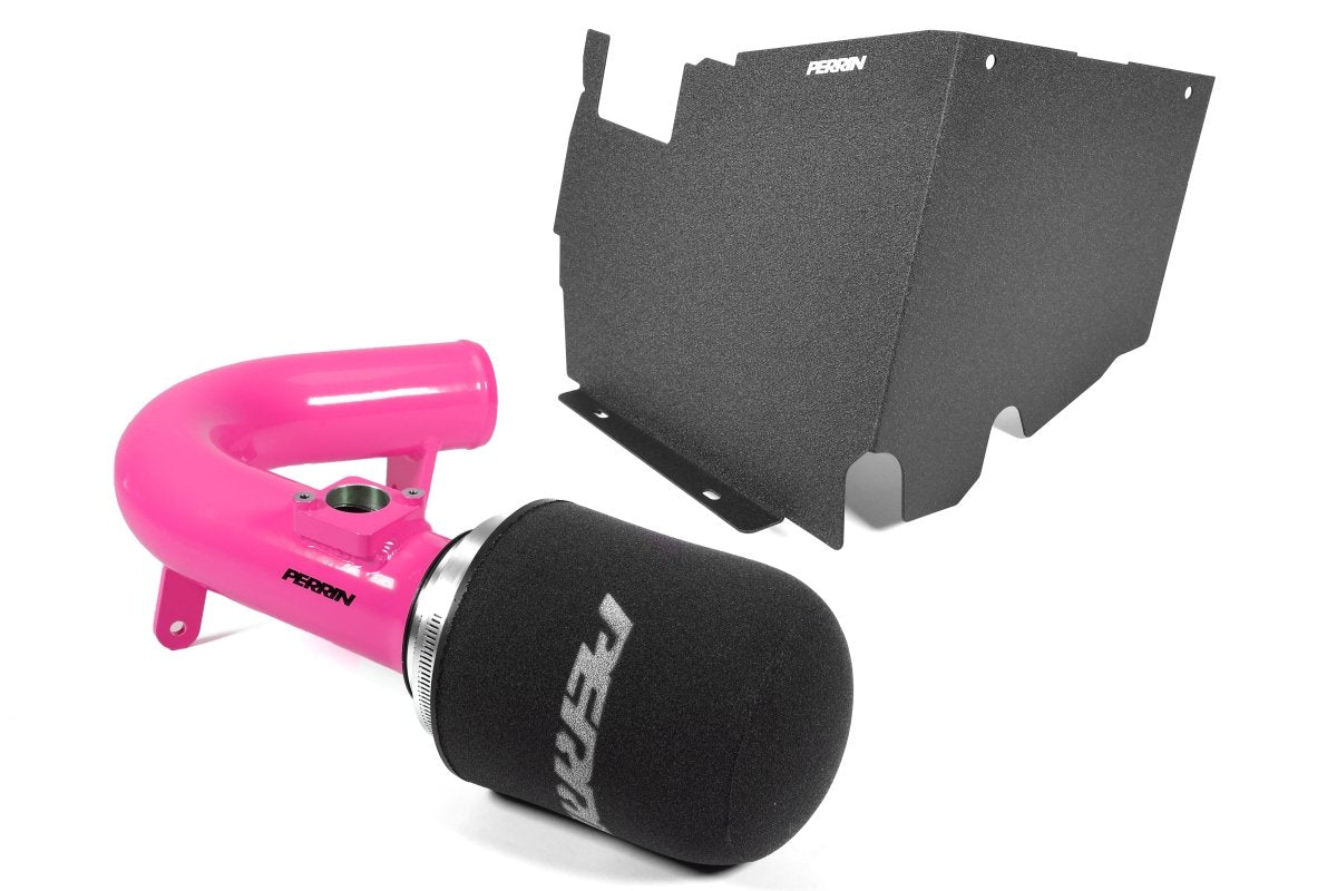 Perrin Hi-Power Cold Air Intake Hyper Pink w/ Air Intake Box 2022-2025 ...