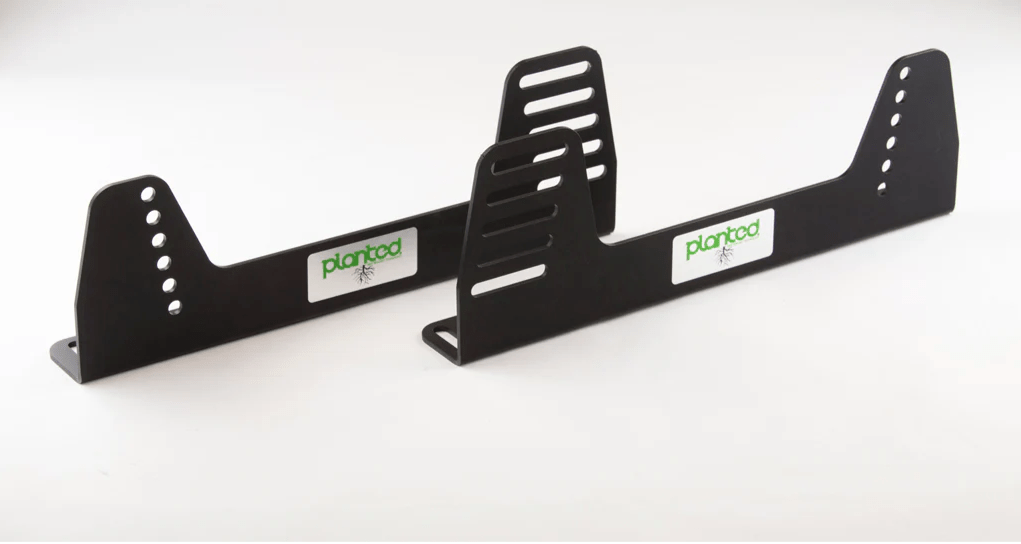 Planted Aluminum 90 Degree Universal Side Mount Set Black — Subimods.com