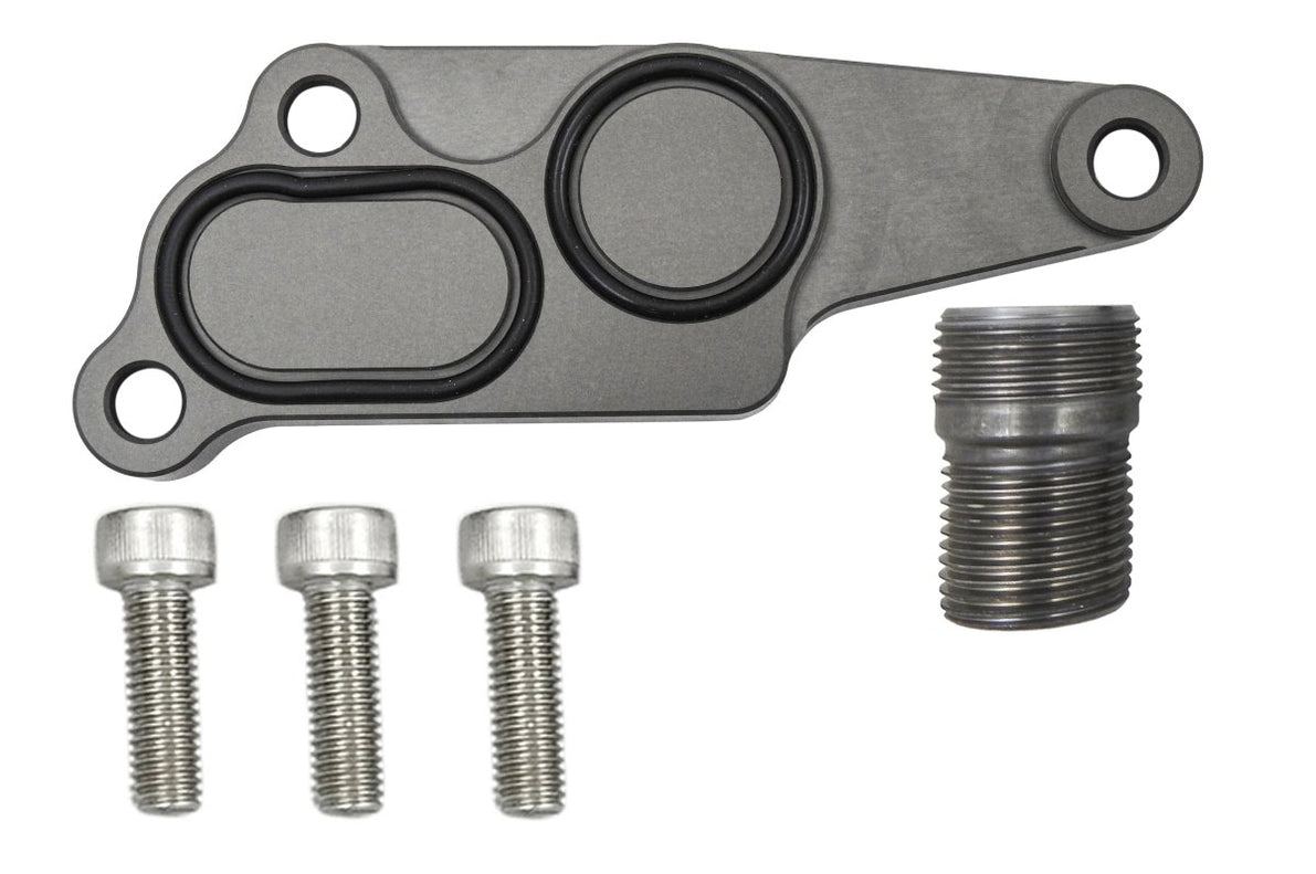 PRL K24Z PRB Oil Filter Block-Off Plate for Honda K-Series — Subimods.com