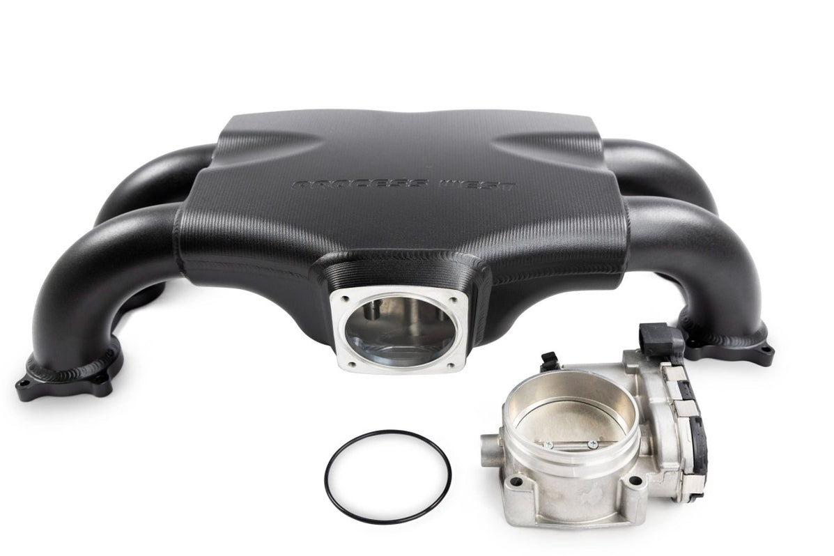 Process West Intake Manifold Track Std Rotation Black WRX — Subimods.com