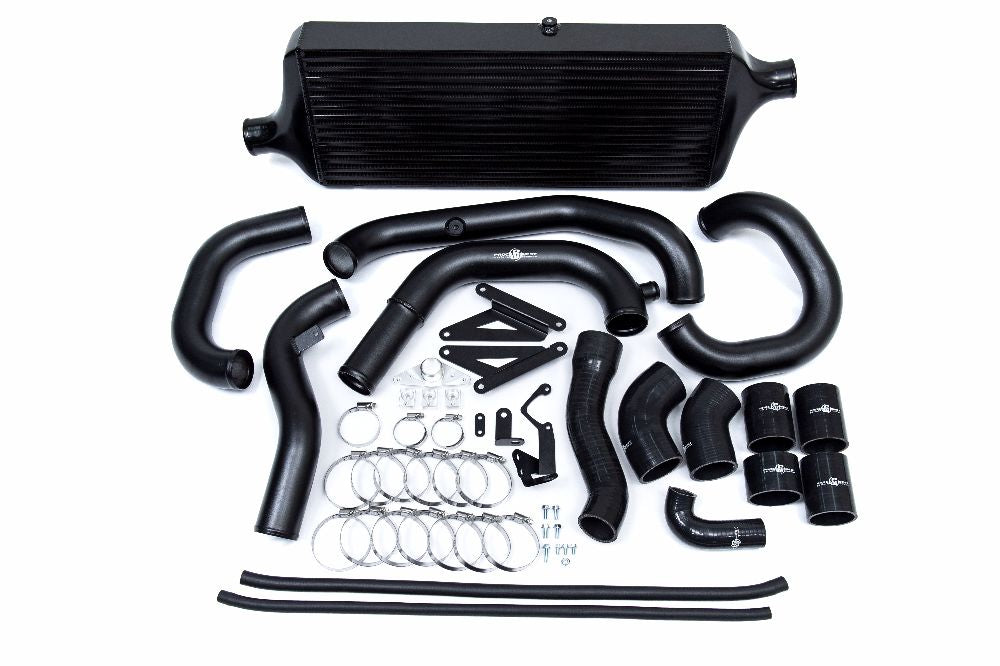 Process West Front Mount Intercooler Kit Black Piping w/ Black Core ...