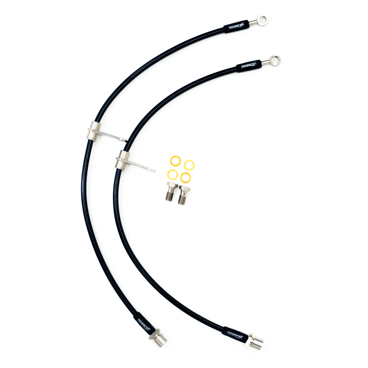 Rotora Stainless Steel Front Brake Lines Brembo BRZ — Subimods.com