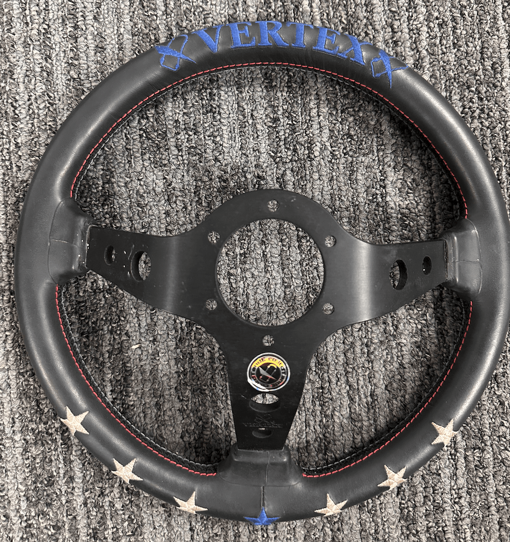 (Scratch and Dent) VERTEX 7 Star Steering Wheel Leather - Subimods.com