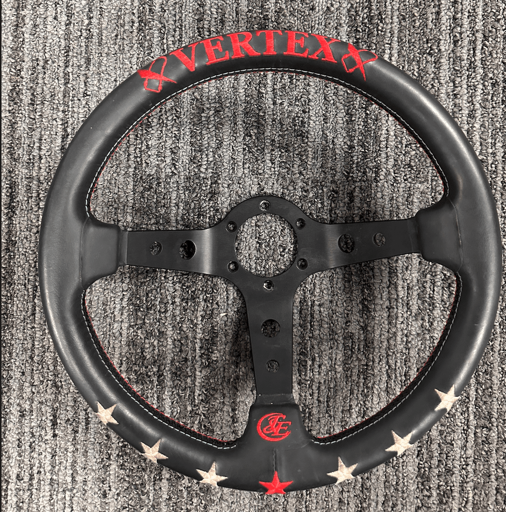 (Scratch and Dent) VERTEX 7 Star Steering Wheel Leather - Subimods.com