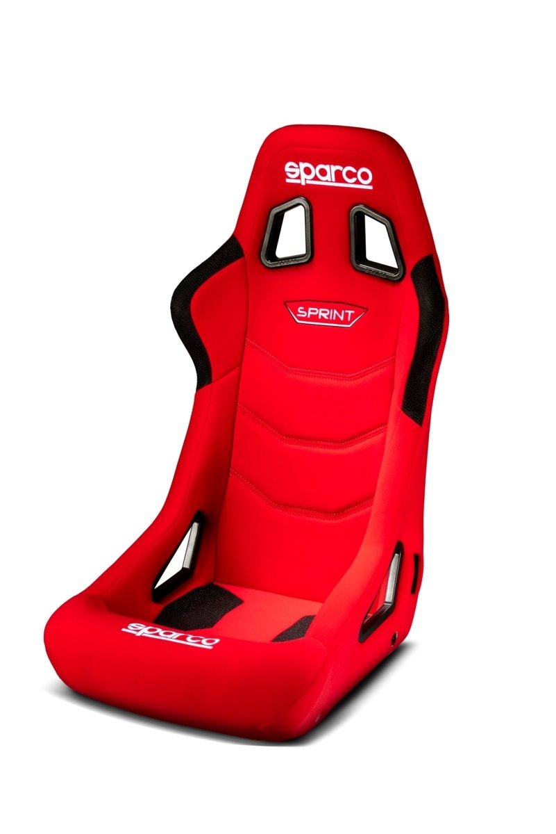 Sparco Sprint Fixed Back Racing Seat Red for Subaru WRX STI — Subimods.com