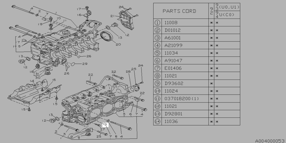 Subaru OEM Head to Block Dowel for Most Subaru Models — Subimods.com