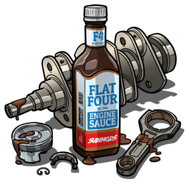 Subimods Official Guilty Pleasures Series "Motor Sauce" Slap Sticker ...