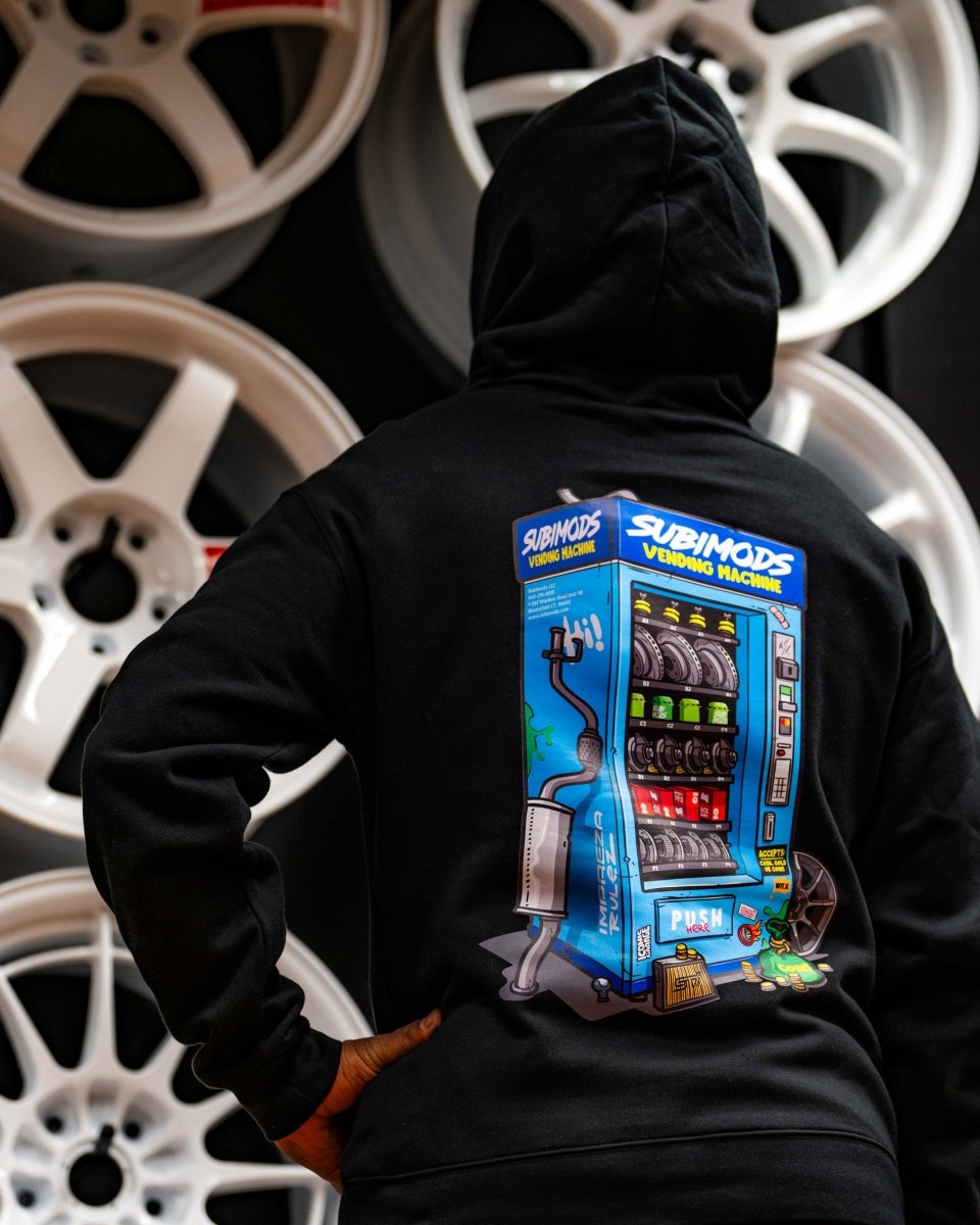 Subimods Official Guilty Pleasures Series "Vending Machine" Hooded Sweatshirt Black - Subimods.com