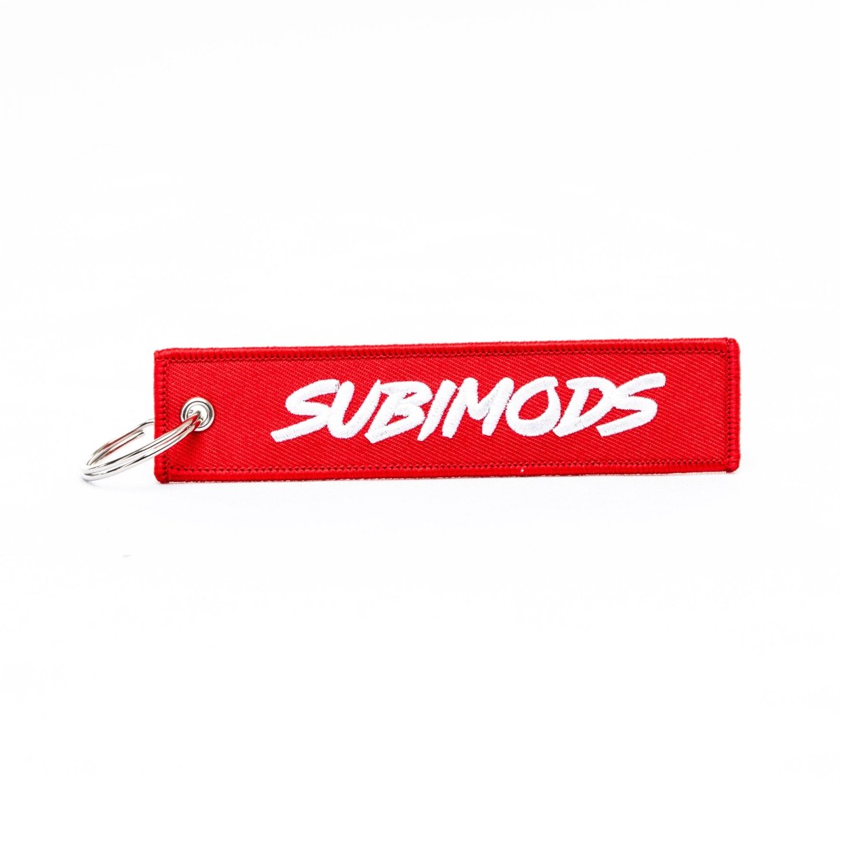 Subimods Official Jet Tag Red w/ White Logo - Subimods.com