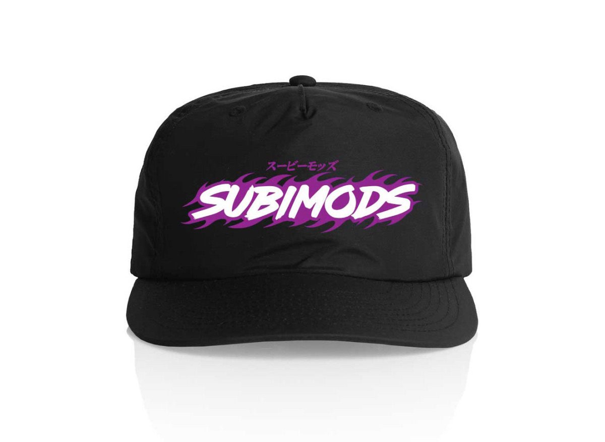 Subimods Official Surf Cap Black w/ Purple Street Heat Style Logo ...