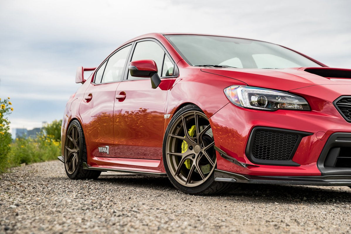 Titan 7 T-S5 Forged Split 5 Spoke Rim 18x9.5 +40 5x114.3 2015-2024 WRX ...