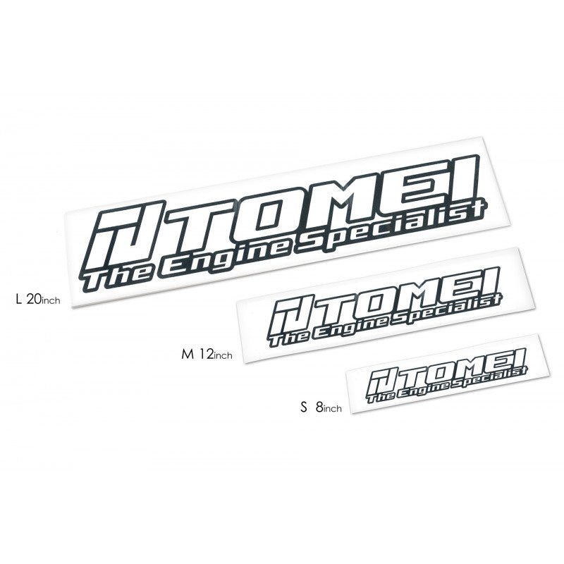 Tomei Engine Specialist Die Cut Sticker White - Subimods — Subimods.com