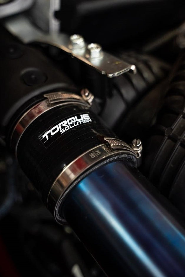 Torque Solution Titanium Top Mount Charge Pipe Burnt Blue 2022-2024 WRX ...